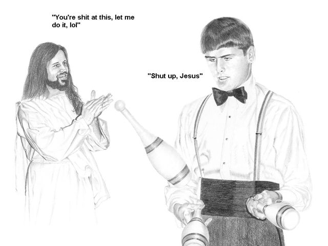 The Room Of Angels: Jesus Troll!