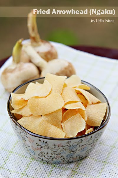 Little Inbox Recipe ~Eating Pleasure~: Deep Fried Arrowhead Chips