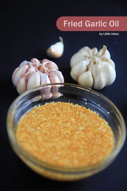 Little Inbox Recipe ~Eating Pleasure~: Fried Garlic Oil