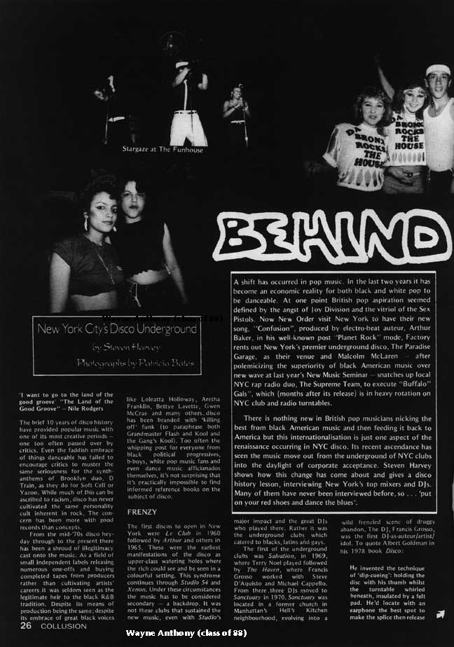 The History of Acid House: Behind The Groove - Collusion Magazine 1983
