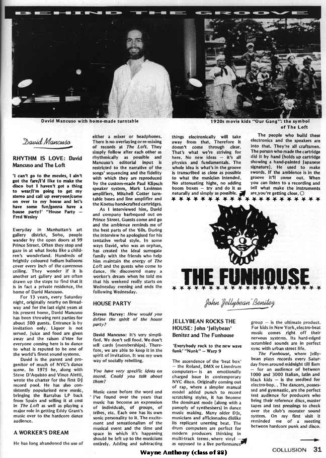 The History of Acid House: Behind The Groove - Collusion Magazine 1983