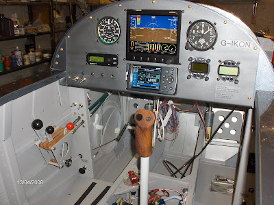 G-IKON, a VANS RV-4: The panel is complete.