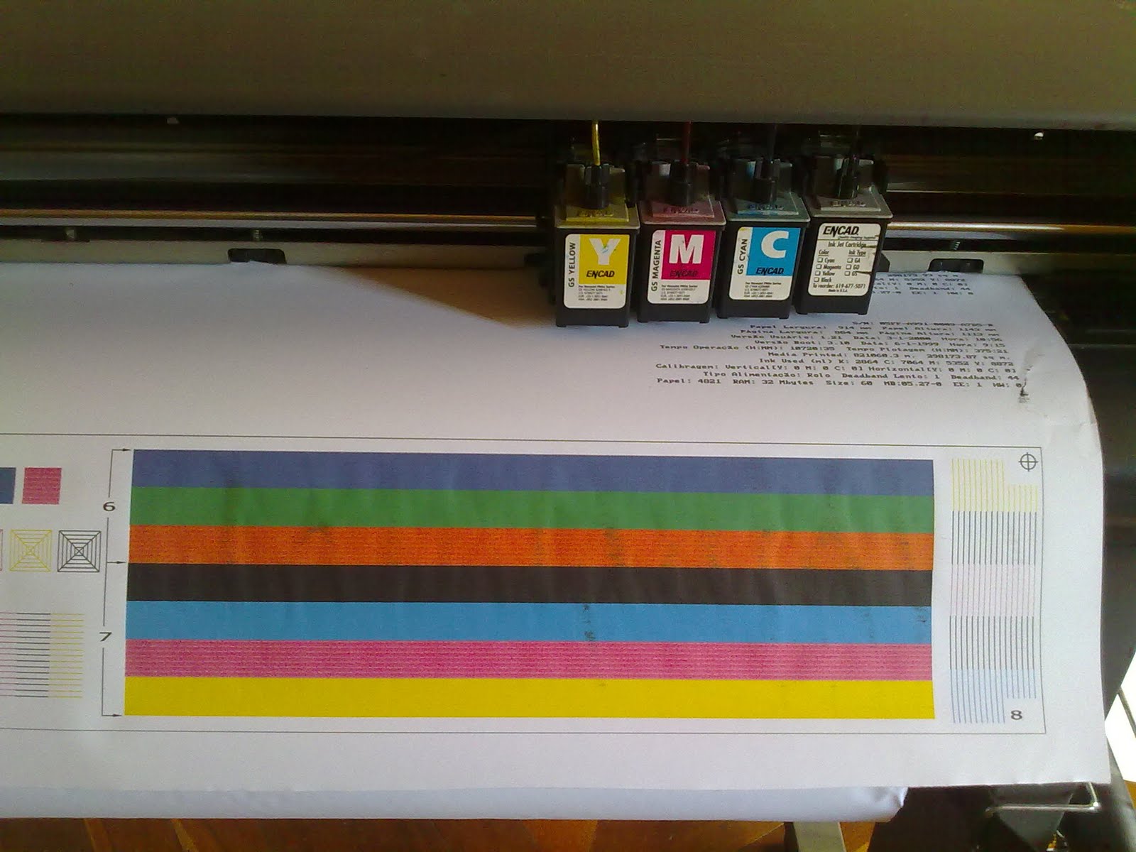 Plotter Encad Novajet 500: 107cm e 150cm