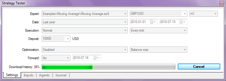 MetaTrader 5 Strategy Tester - Metatester 5 Overview