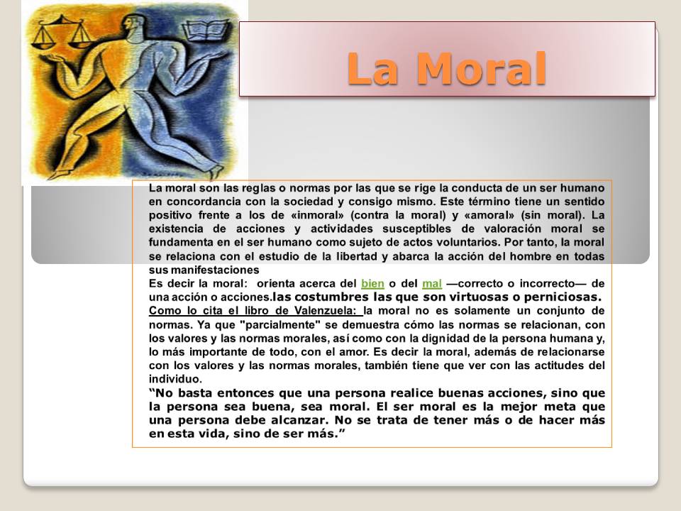 Joanne Gomez: LA MORAL