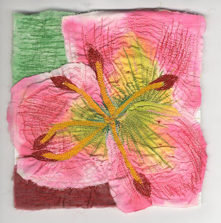 Becky Lancaster-Graphic Design/ Illustration: Textile Flowers