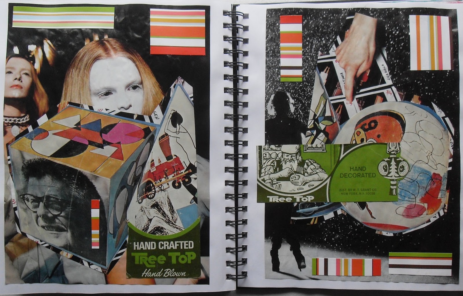 ART SKOOL DAMAGE : Christian Montone: Sketchbook: Collages Between Drawings
