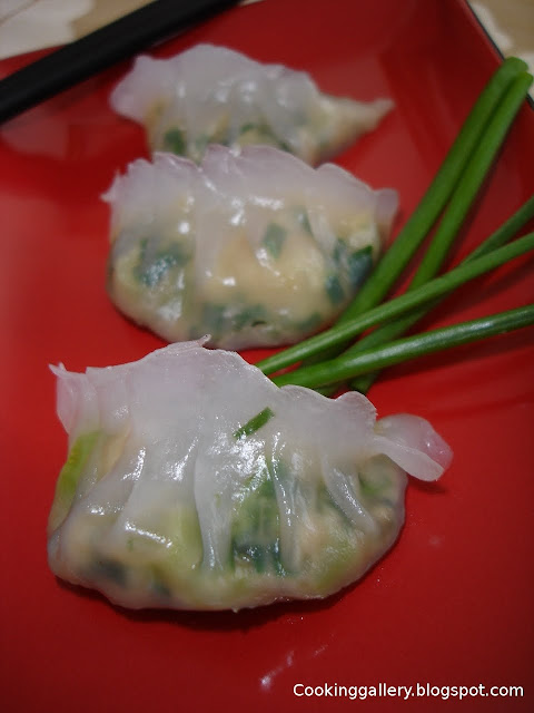 Prawn and Chives Dumplings | Cooking Gallery