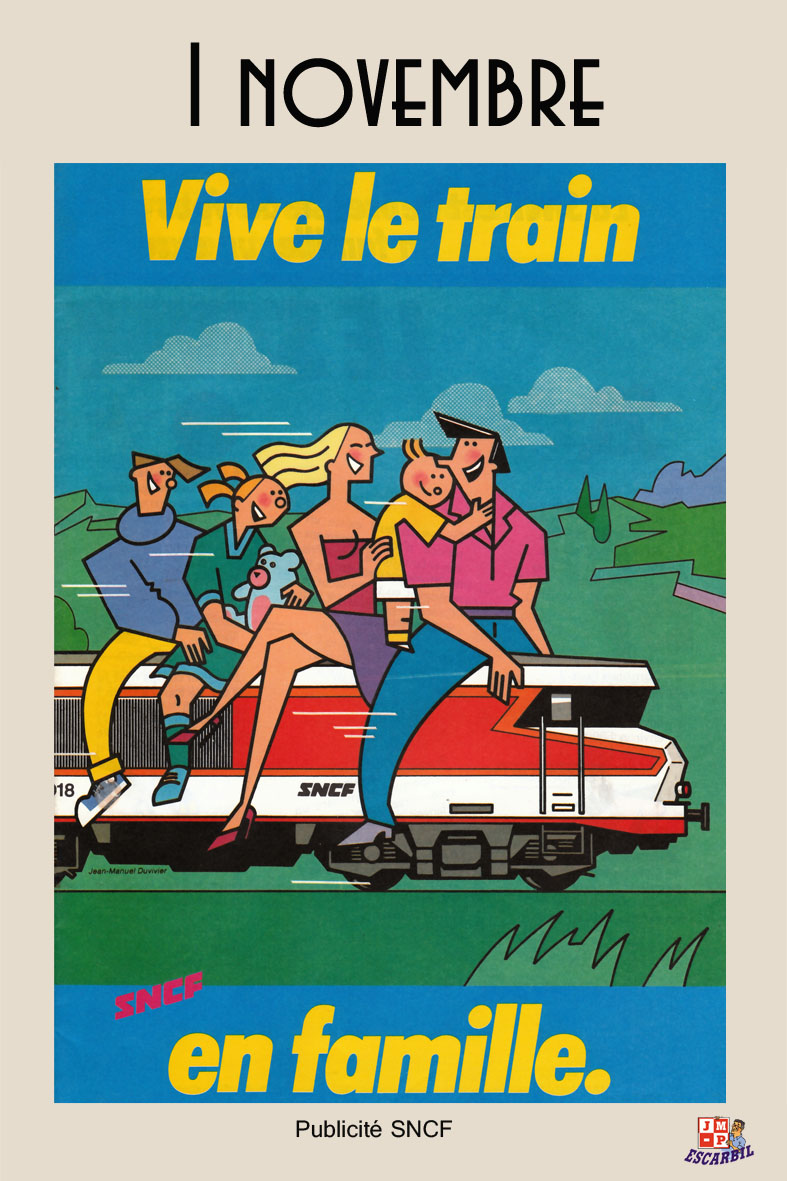 Imagerie du Chemin de Fer: Vive le Train - Pub SNCF année : ? dessins ...