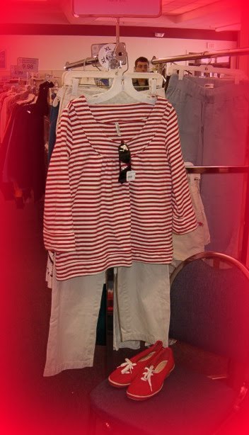 a conversation at goodwill: Seeing Red at Goodwill