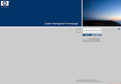 很多人說看不懂的部落格: HP System Management Homepage 換新裝