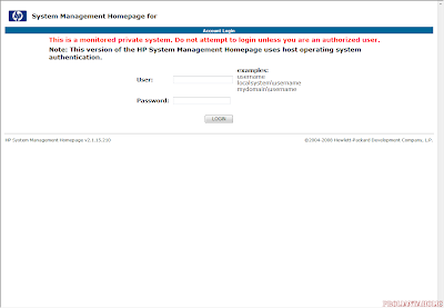 很多人說看不懂的部落格: HP System Management Homepage 換新裝