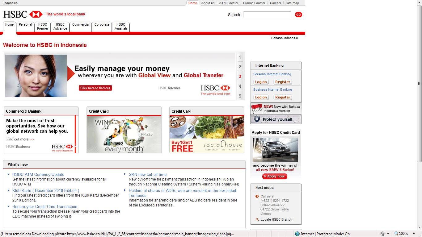 E-business assignments: hsbc website Vs. Citibank website