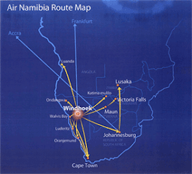 The Timetablist: Air Namibia: Systemwide Network, 2010