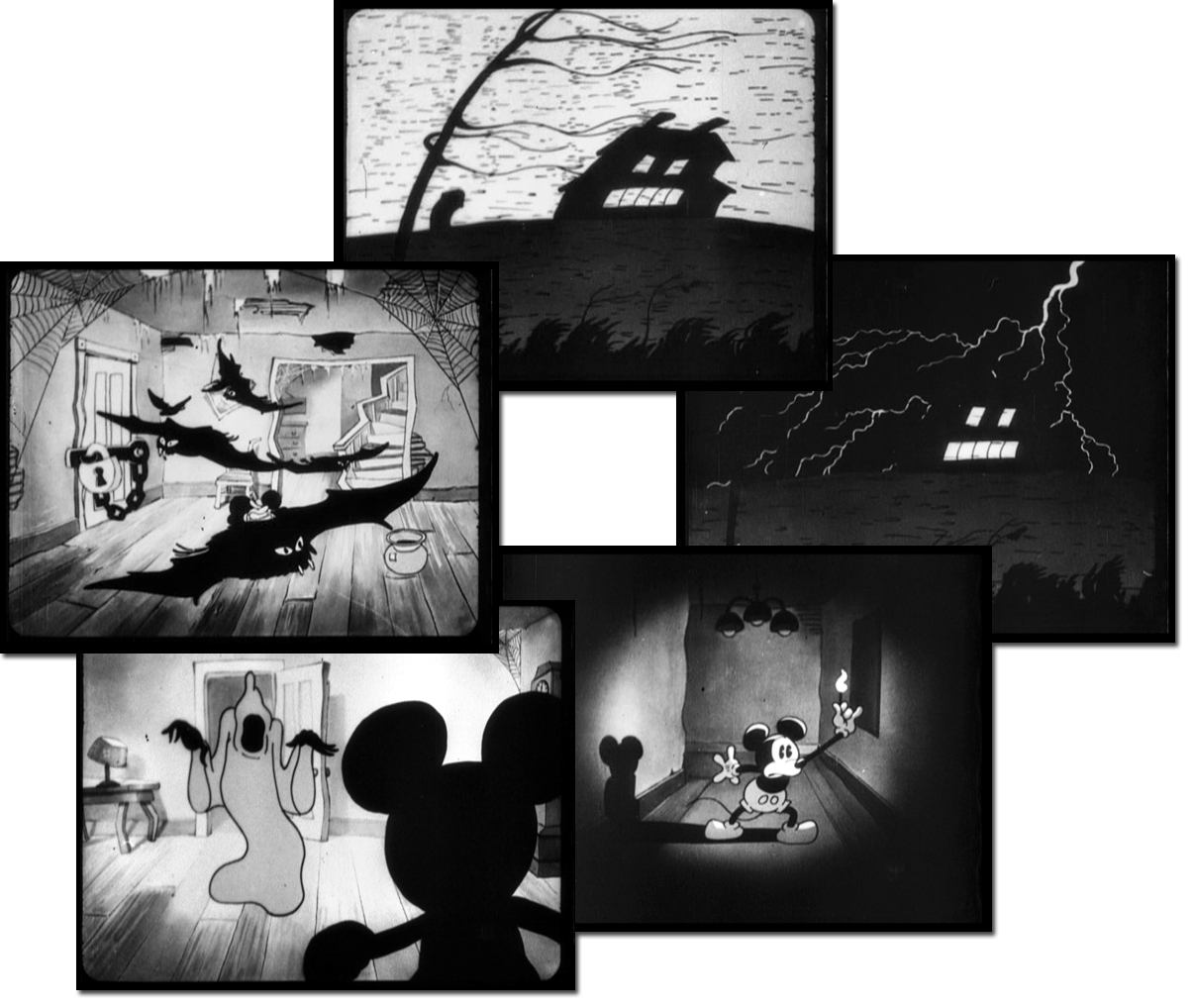 Mickey Mouse Follies: Black and White: The Haunted House - December 2, 1929