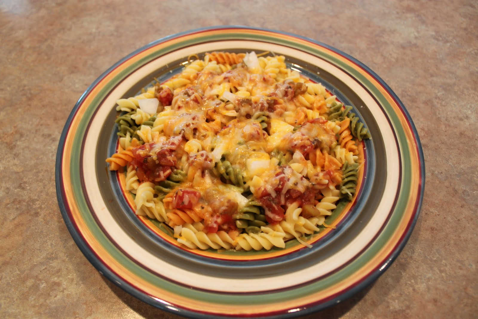 It's Fun 4 Me!: Twist Pasta Salsa Cheese