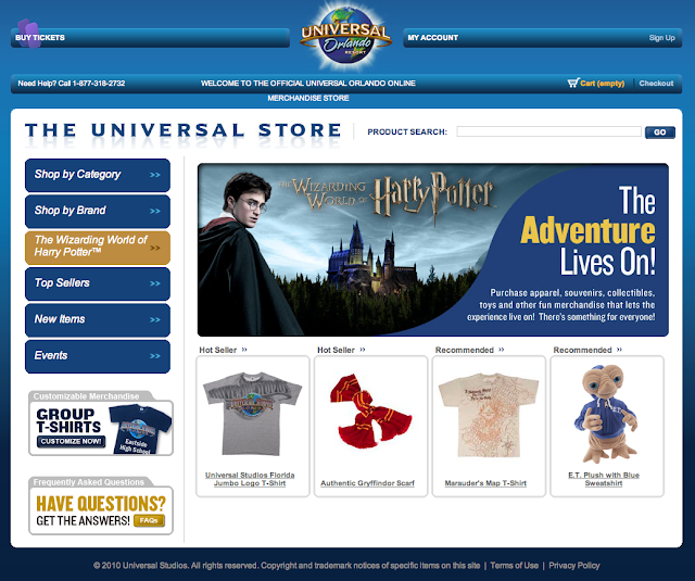 Universal Studios Blog: Universal Orlando Resort Introduces Online Store!