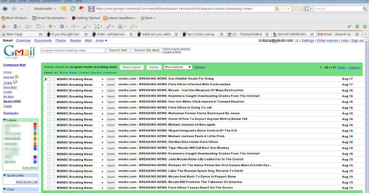 Who Is Sending This Awesome Spam?