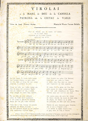 Els Goigs de La Ruta del Cister: 133 - VIROLAI MARE DE DÉU DE LA CANDELA