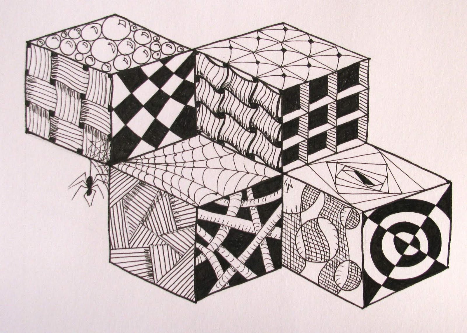 No Matter Where I go...I ALWAYS Meet Myself There!: Zentangles and Doodles