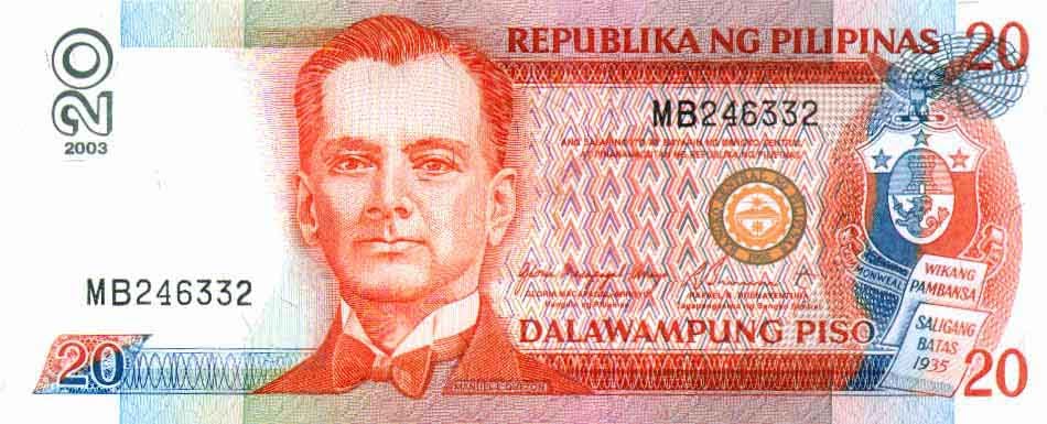 Philippine Money - Peso Coins and Banknotes: 20 Peso Bill - New Design ...