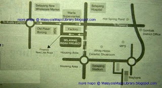 Malaysia Maps Library: Map of Selayang Indah