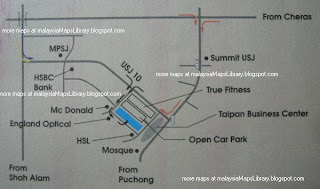 Malaysia Maps Library: Map of Taipan Business Centre
