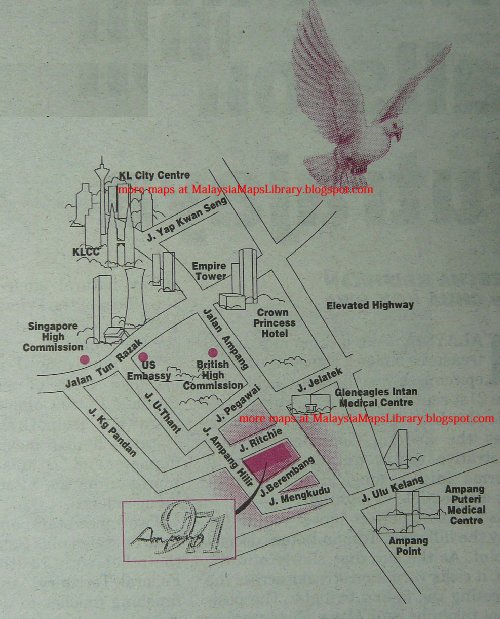 Malaysia Maps Library: Map of Ampang 971