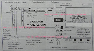 Malaysia Maps Library: Map of Wisma Fiamma Bandar Manjalara