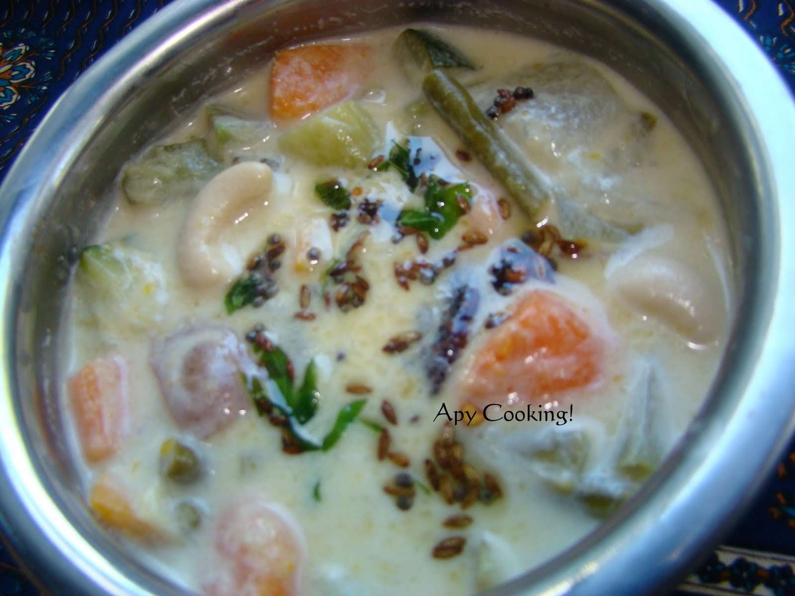 Apy Cooking: Valval / Mixed Vegetables in Coconut Sauce