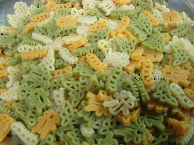 Apy Cooking: Veggie-Cheese Kiddie Pasta