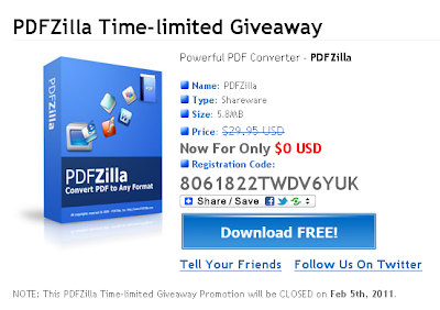 Giveaway: PDFZilla with Free License Serial Key