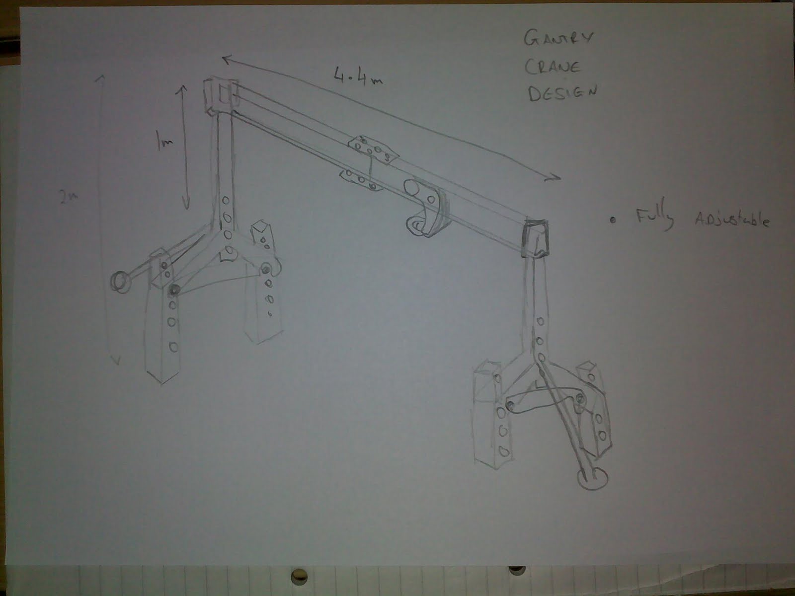 ME2045 Crane Project: Gantry crane Design