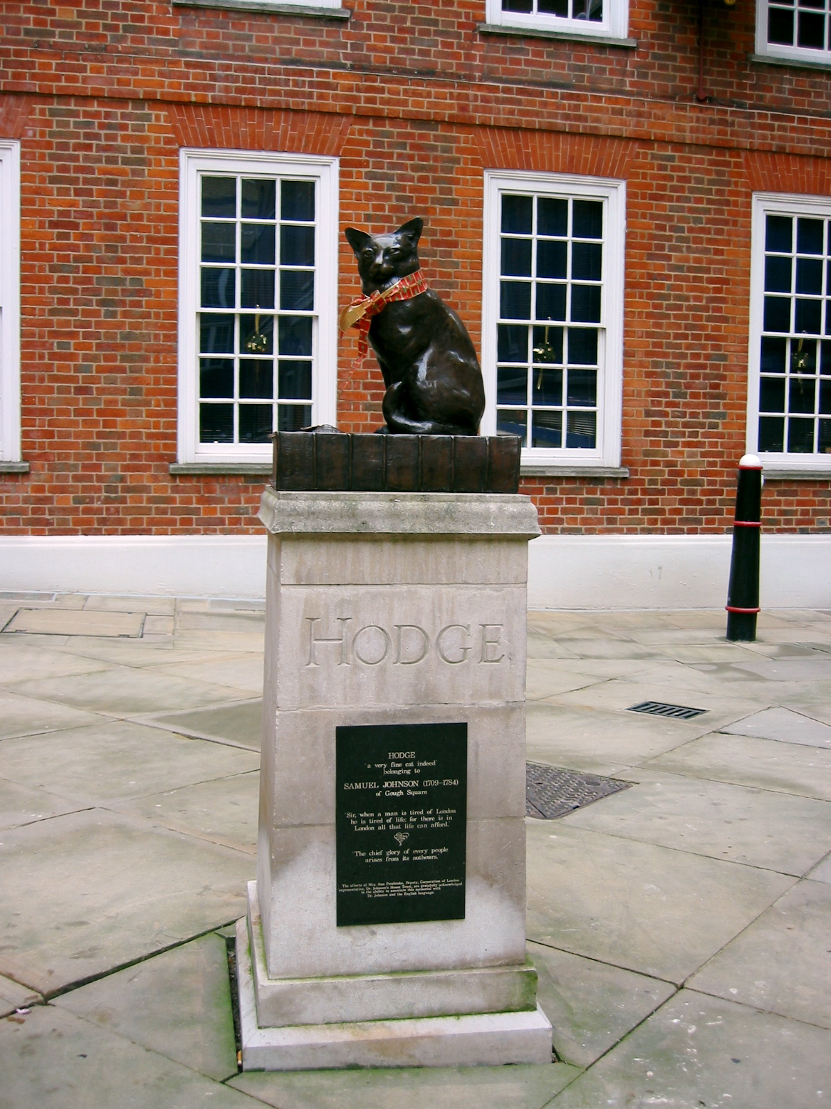 TOM CLARK: James Boswell: Samuel Johnson's Cat Hodge