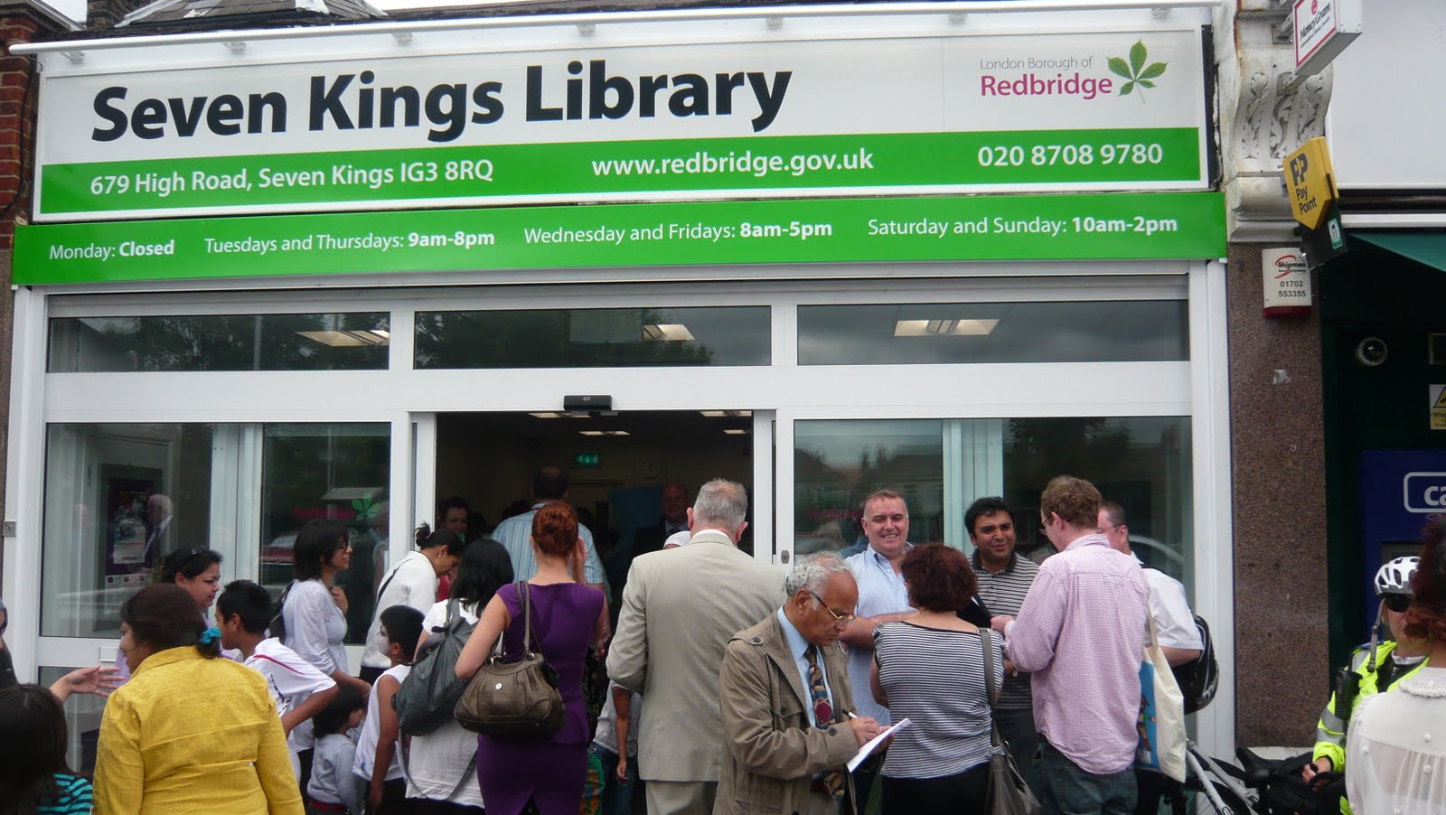 Between: Seven Kings Library opening (2)
