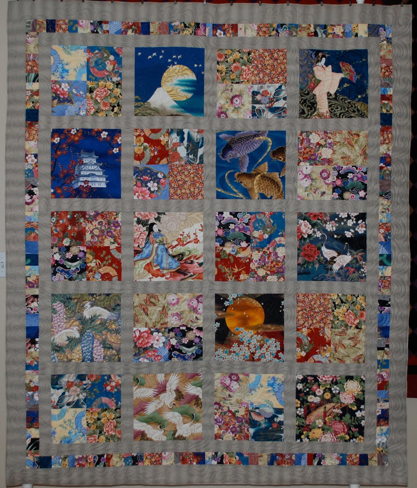 Crystal Prisms - The Facets of Our Lives: An Oriental-themed Quilt for ...