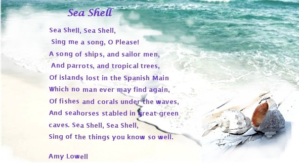 Seashell Poems And Quotes. QuotesGram