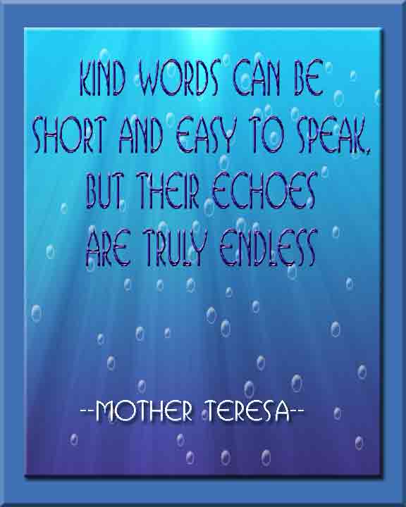 Ways to Start the Day.....Just a few thoughts: Kind words can be...
