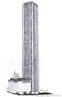 Edificio Colpatria. Edificado a base de plano seriado. | eoga1080