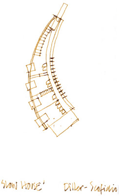 DIBUJOS DE ARQUITECTO - ARCHITECT DRAWINGS: SLOW HOUSE, DILLER SCOFIDIO