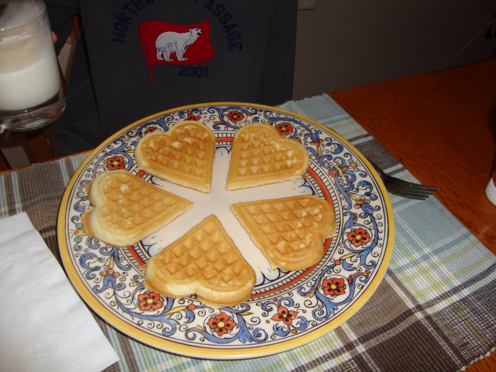 Christine's Circles : Norwegian Waffles at the Melonis