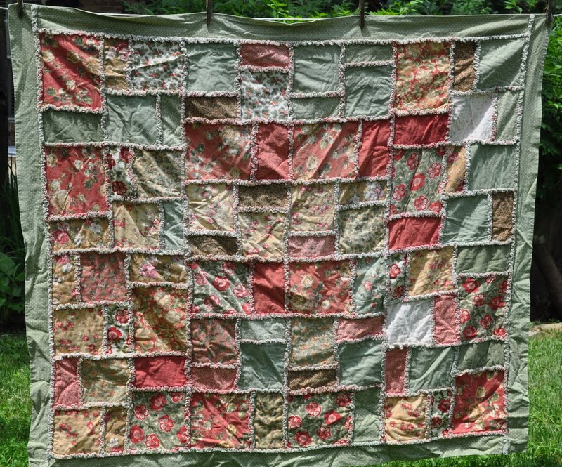 Flannel Rag Quilt | Pressing My Seams Open