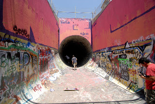 the skateboard photo project: The Legendary Mt. Baldy Pipe. 7-29-07