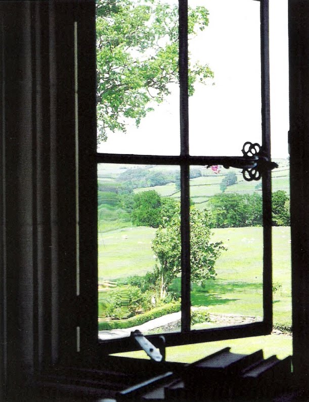 linenandlavender.blogspot.com: Design Daily - iron window, country view
