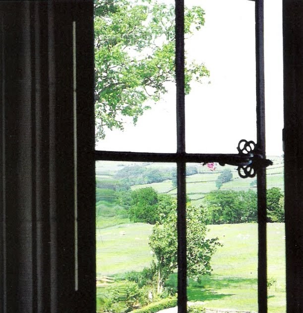 linenandlavender.blogspot.com: Design Daily - iron window, country view