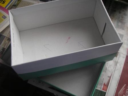 My Curious Tea Party: A quick tutorial - Recycle an old shoe box