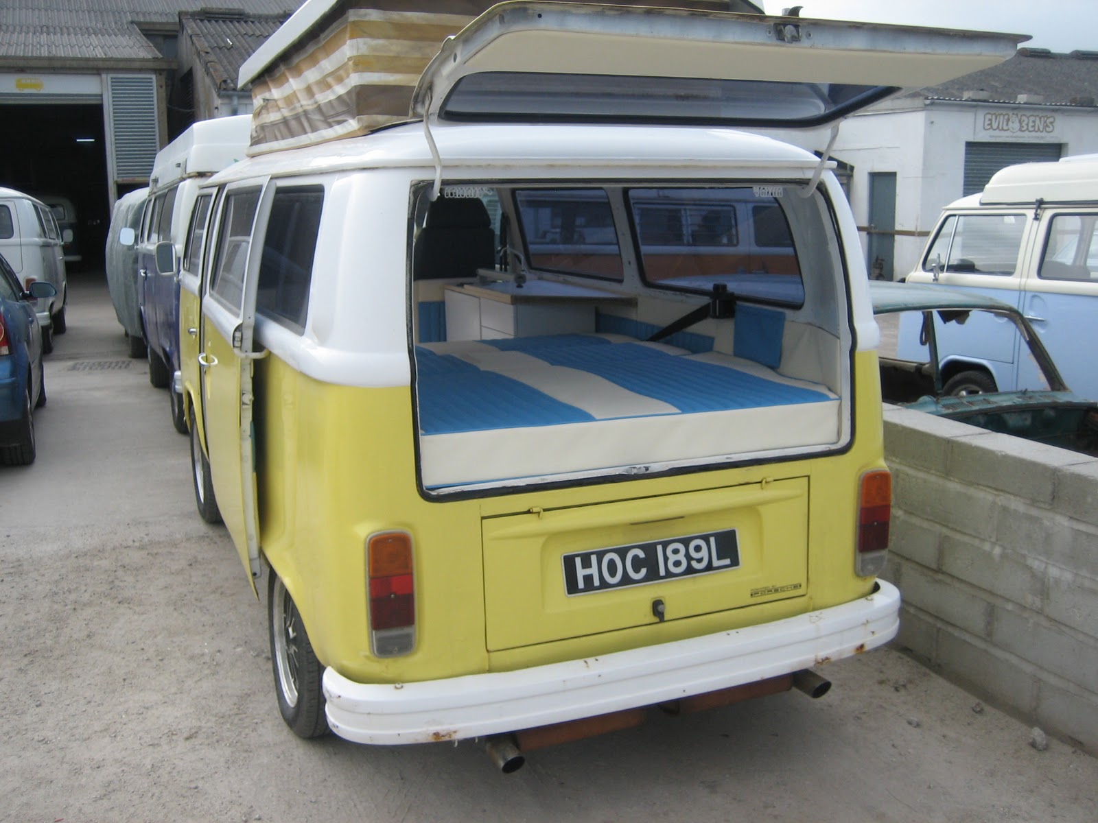 Colin Rouse Auto Trim Cornwall: VW Bay Window Van, Complete Rear ...