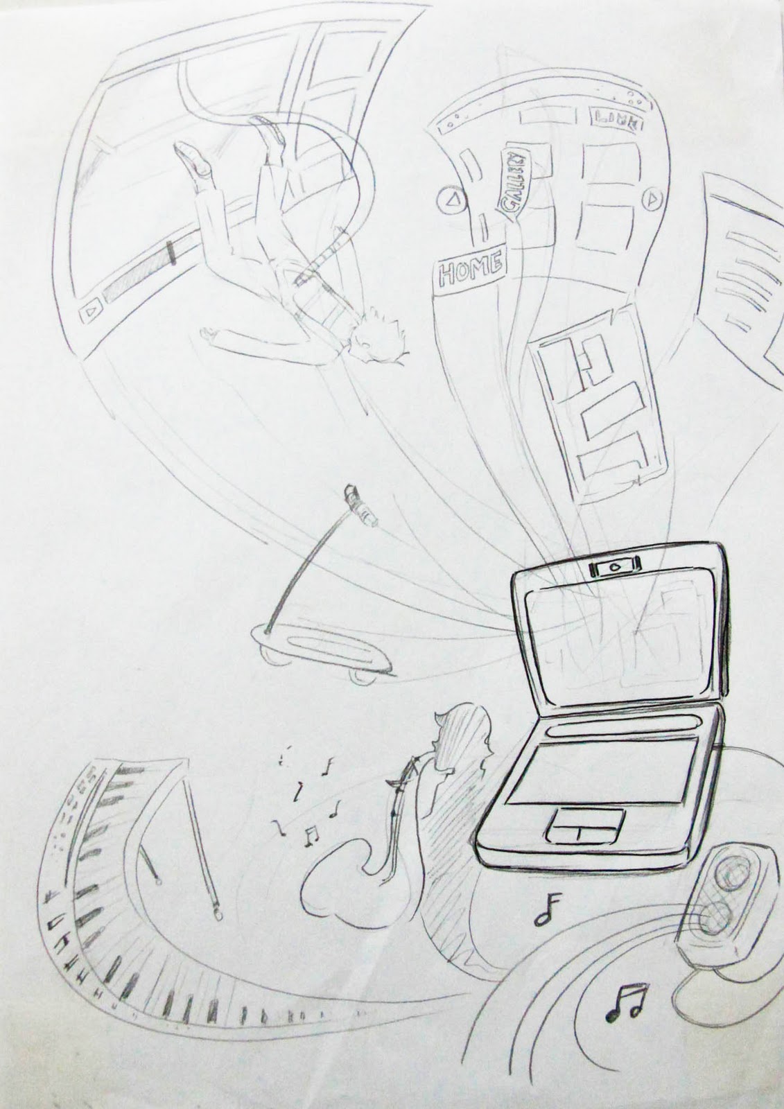 Creative Studies: Final sketches