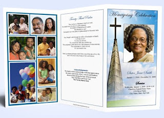 Funeral Program Templates: Homegoing Service Celebration