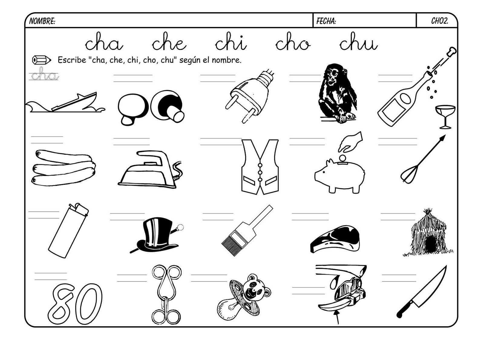 Dibujos con ch - Imagui